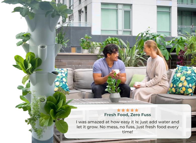 Stack & Sprout: The Easy-To-Use Vertical Garden For Home