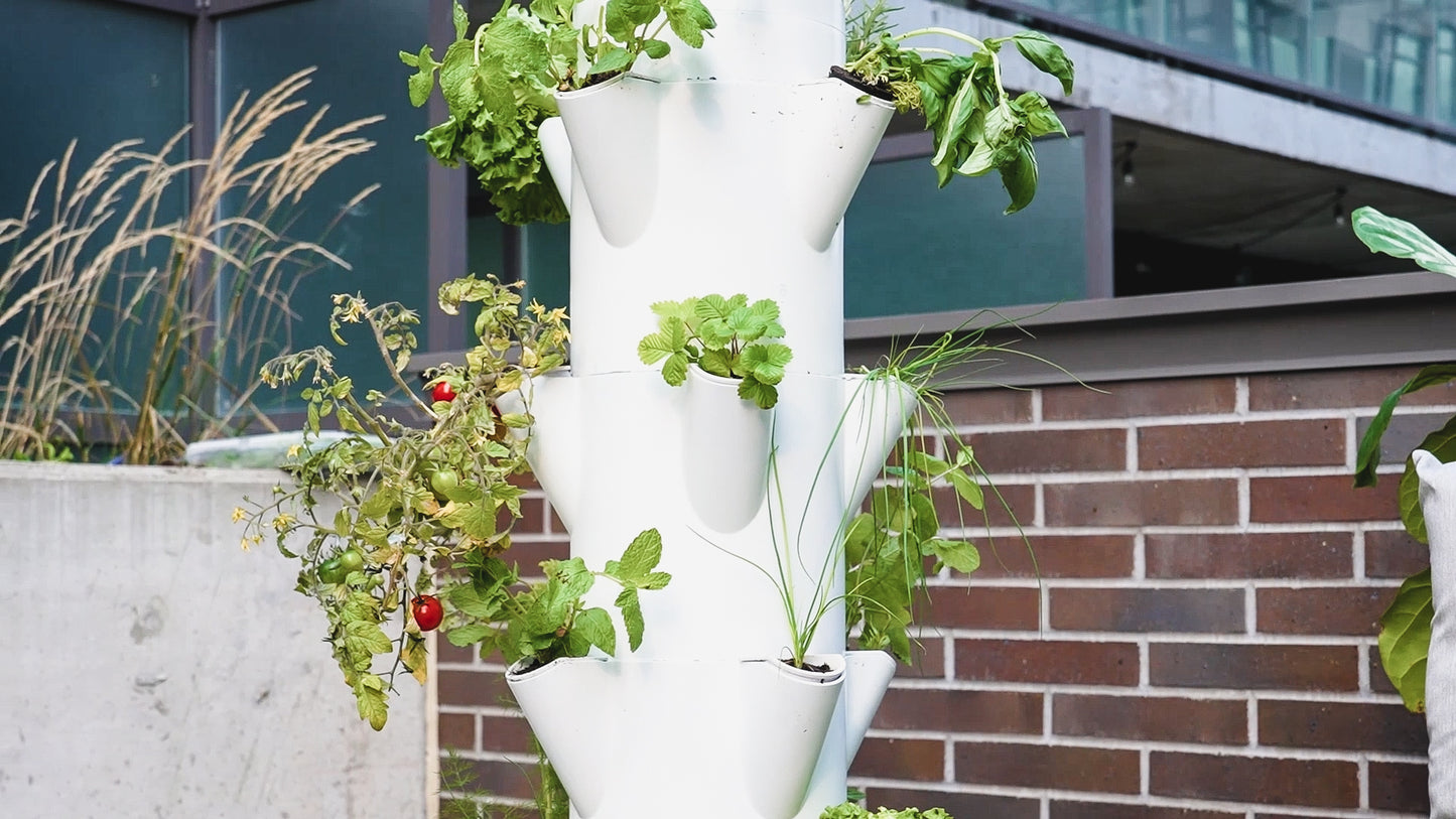 Stack & Sprout: The Vertical Garden Built For Urban Spaces