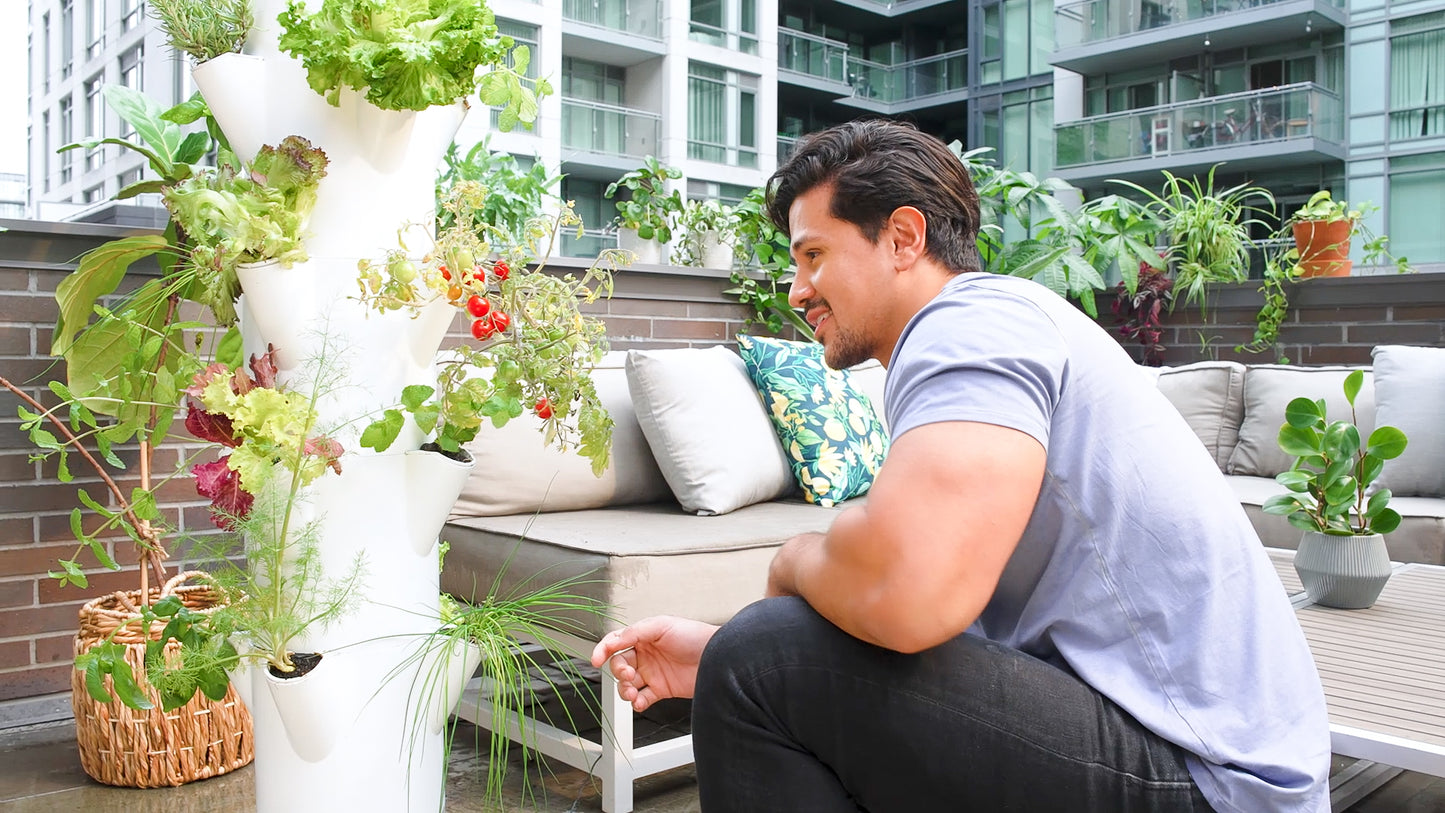 Stack & Sprout: The Vertical Garden Built For Urban Spaces